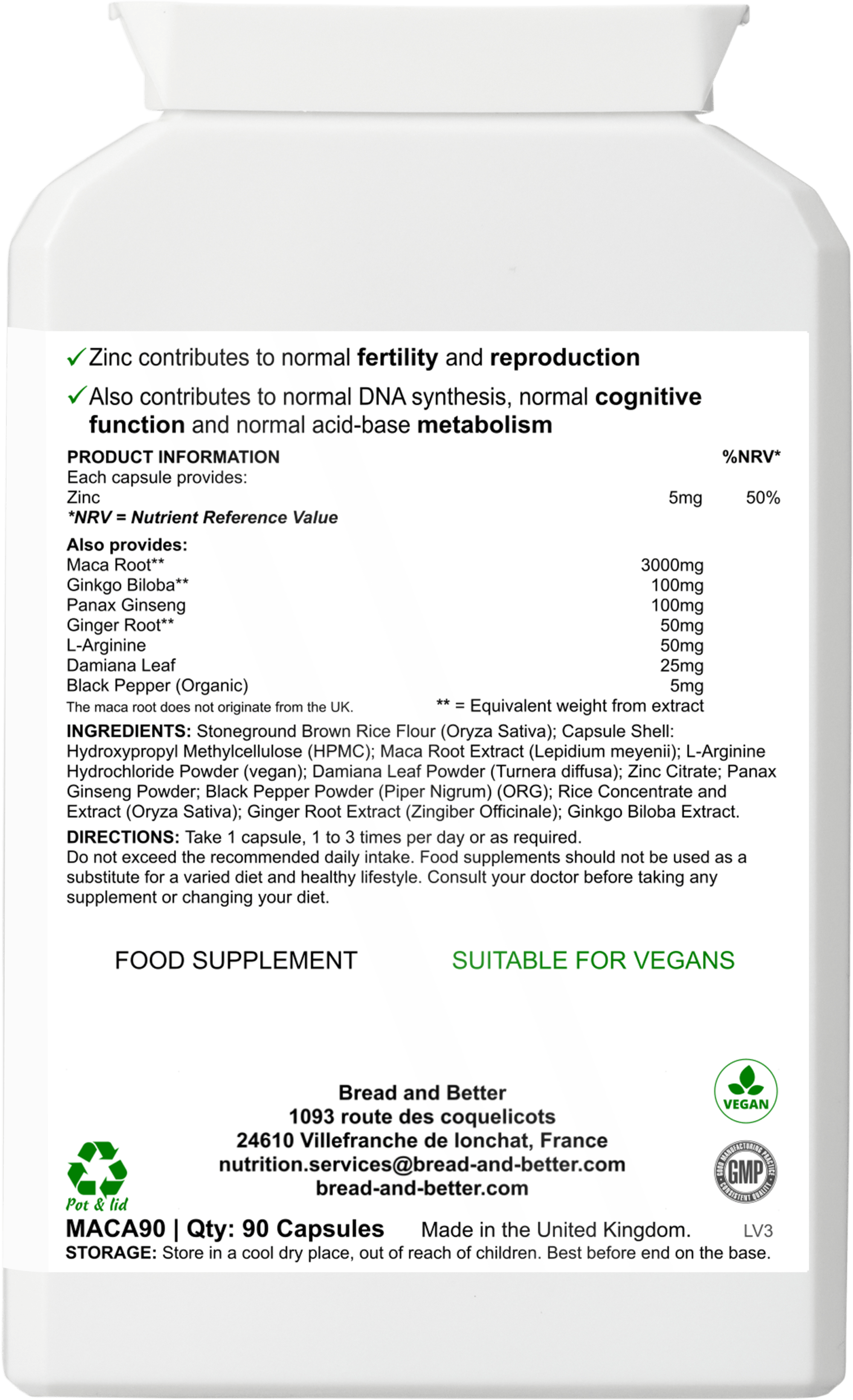 MacaVital Plus - Bread and Better